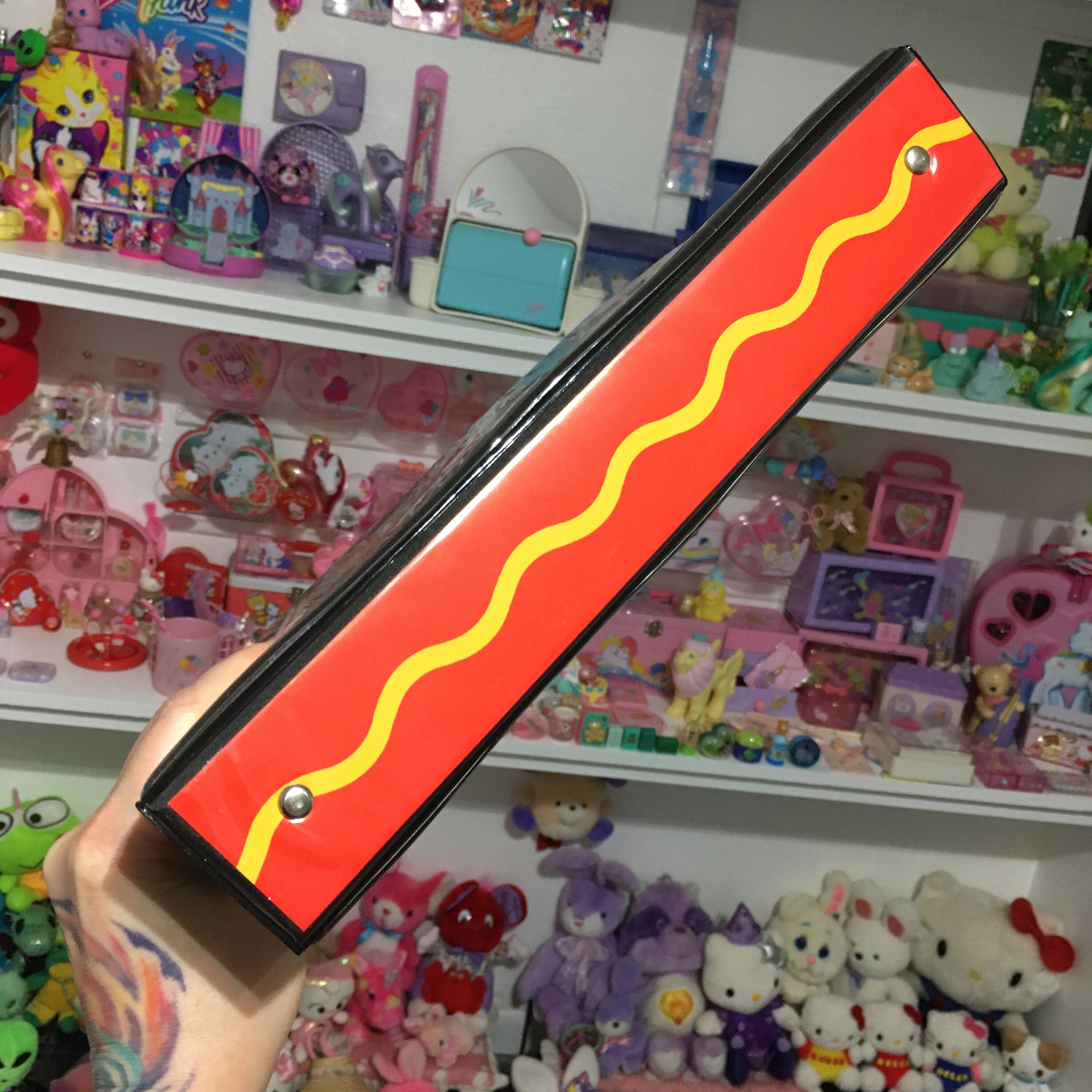 Office SPOTTIE DOTTIE BINDER // Vintage Sanrio Puffy Vinyl Trapper ...