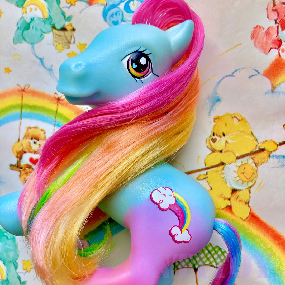 RAINBOW DASH III 3 Three // Vintage My Little Pony G3 Brushable Figure ...