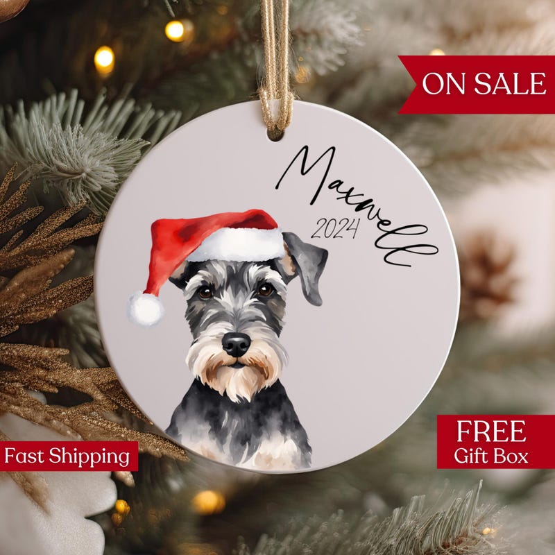 Schnauzer Ornament - Etsy
