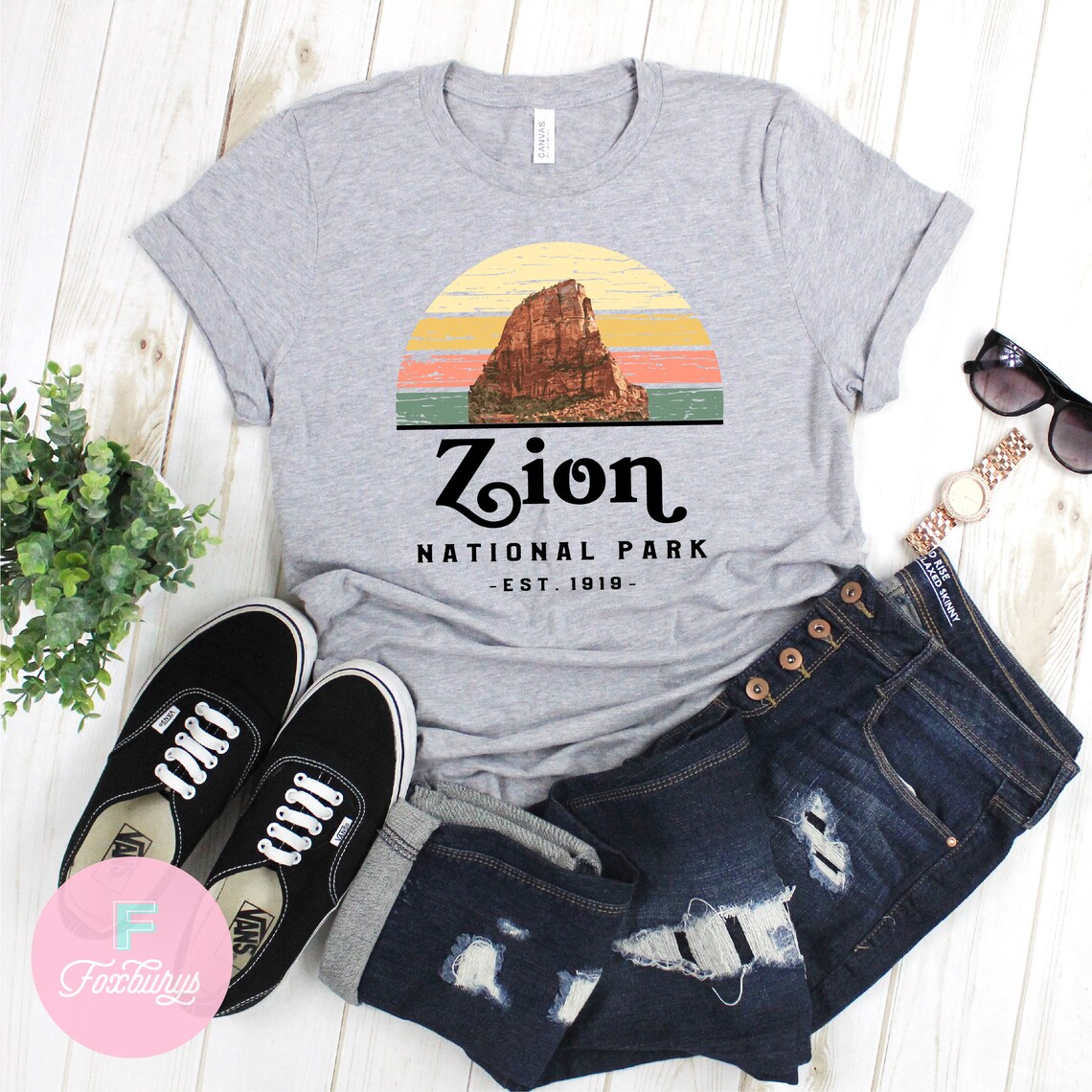 Zion National Park Shirt, Zion Shirt, Camper Gift, Retro Shirt, Camp ...
