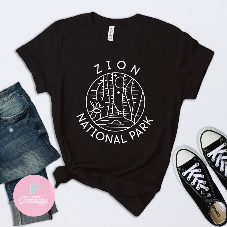 National Park Shirt, Zion Shirt, Camper Gift, Retro Shirt, Camp Shirt ...