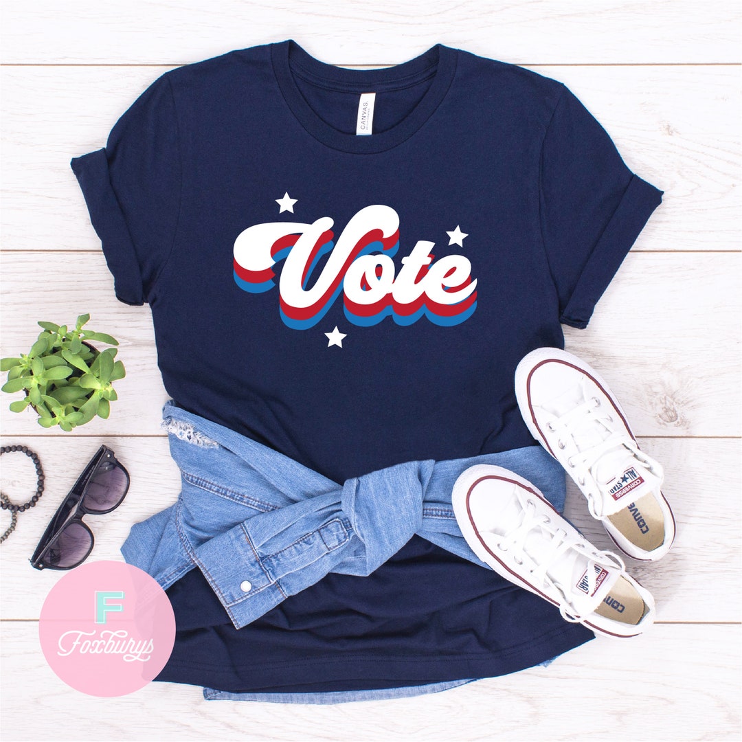 Vote Shirt, Voting Shirts, Retro Vote Shirt, Kids Voting Shirts, Voting ...