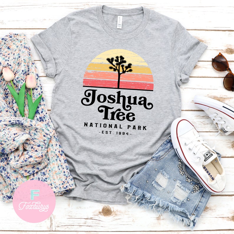 National Park Shirt Joshua Tree Shirt Camper Gift Retro - Etsy
