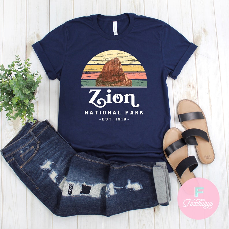 Zion National Park Shirt, Zion Shirt, Camper Gift, Retro Shirt, Camp ...