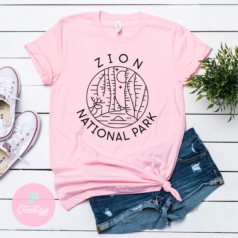 National Park Shirt, Zion Shirt, Camper Gift, Retro Shirt, Camp Shirt ...