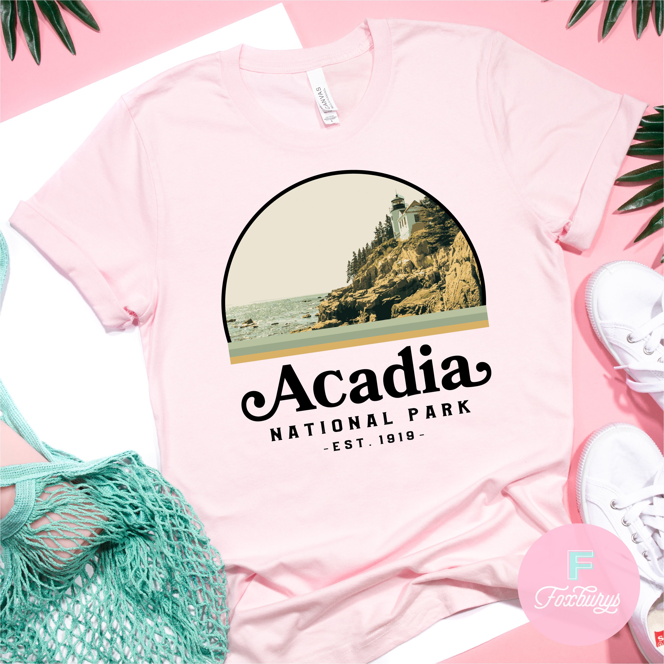 Acadia National Park Shirt, Maine Shirt, Retro Shirt, Camp Shirt, Hiker ...