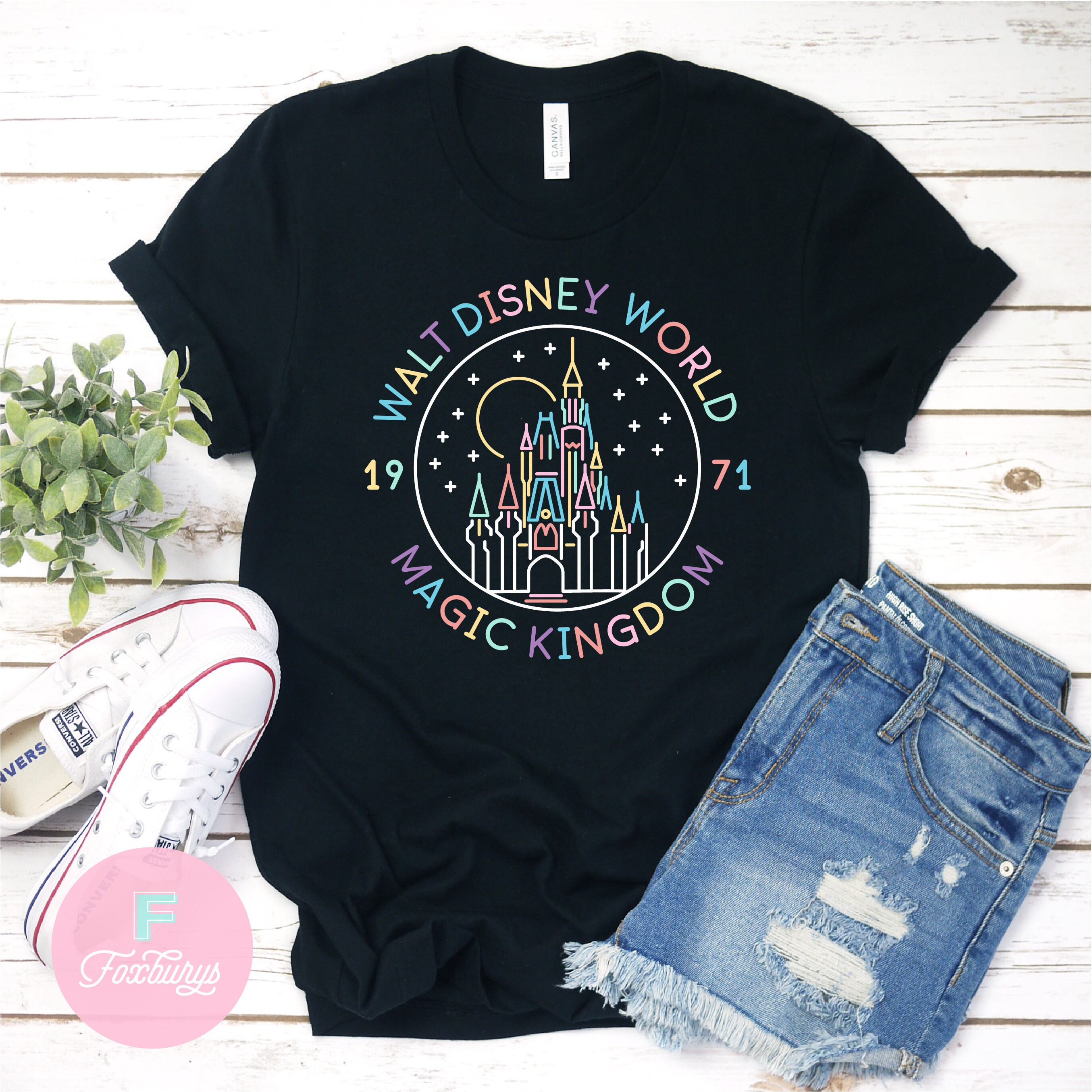 Disney World Shirt Disney Castle Shirt Magic Kingdom Shirt Etsy