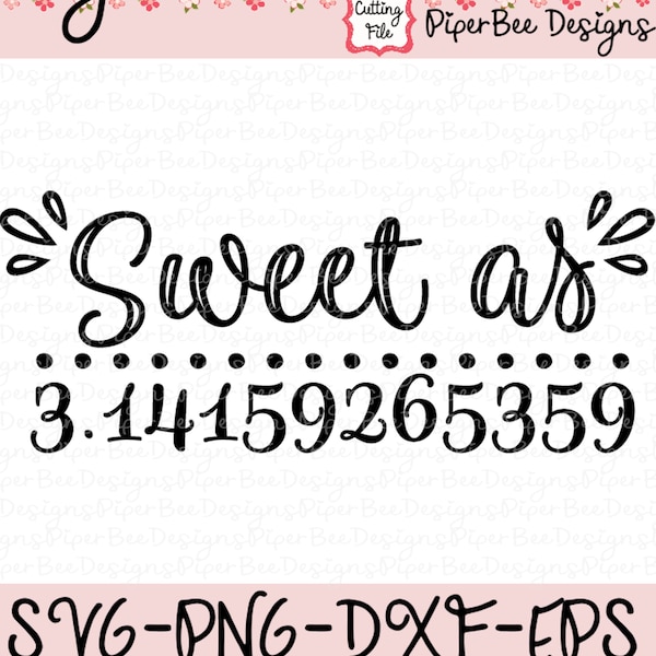 Sweet as Pi - Etsy