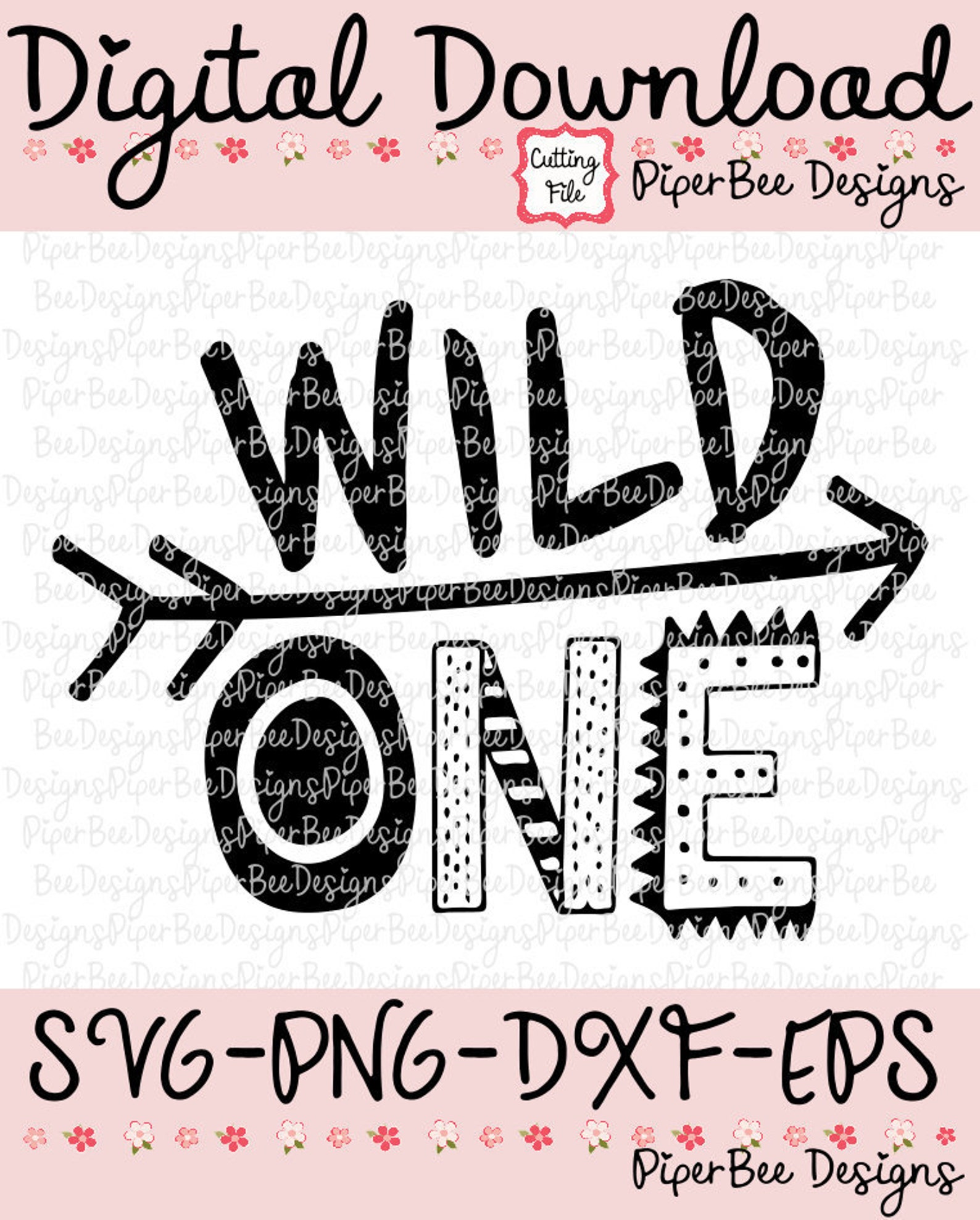 Wild One SVG First Birthday SVG One Birthday SVG Wild One | Etsy