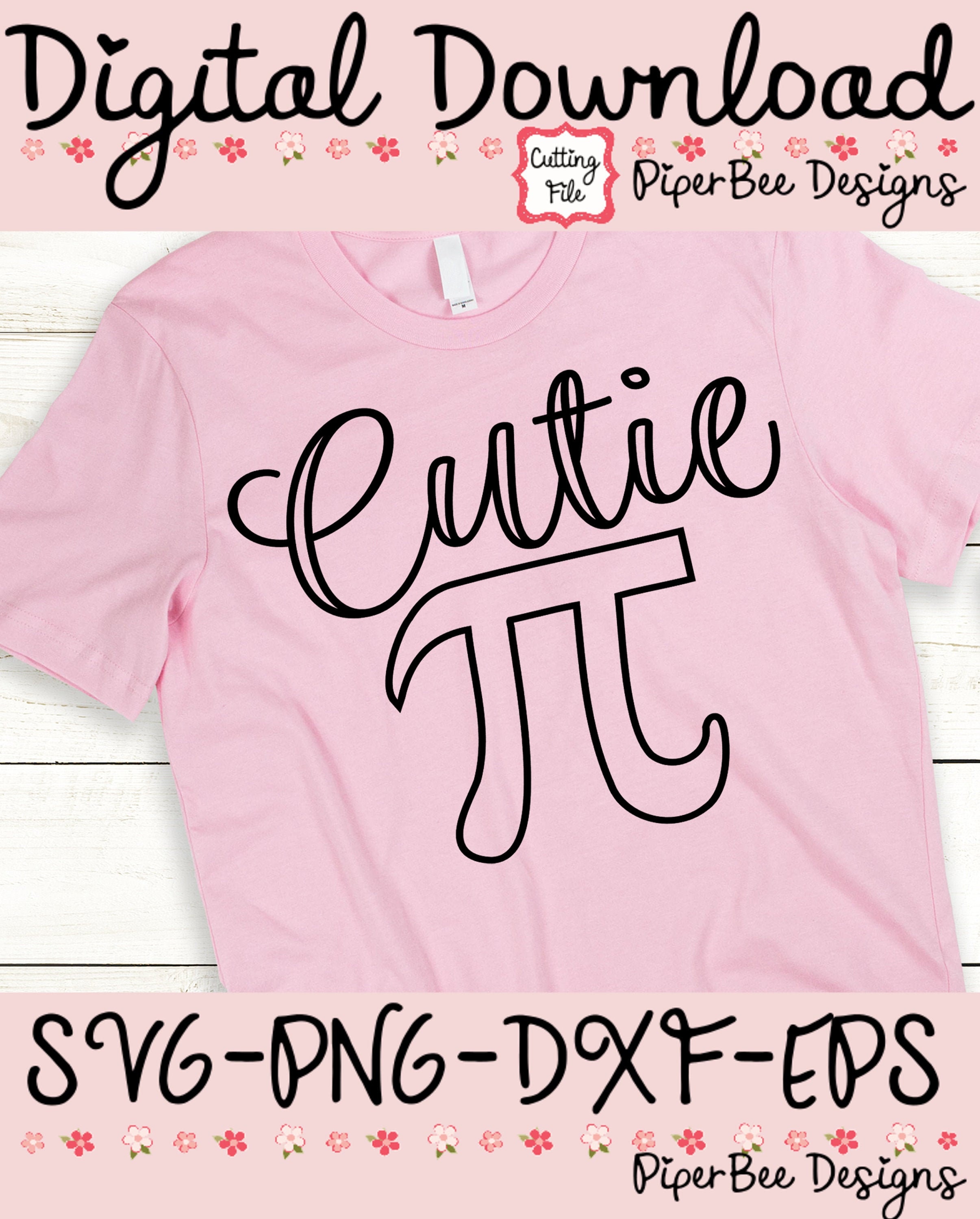 Cutie Pi SVG Pi Day SVG Cute Pi Day SVG for Shirt Kids Pi - Etsy