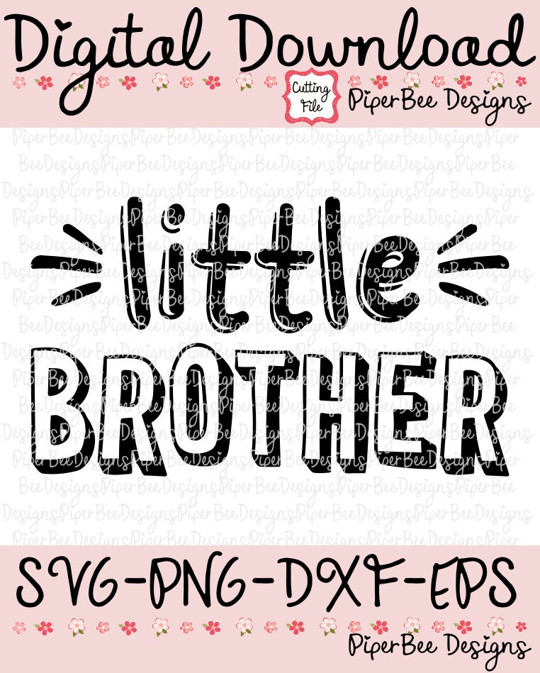 Little Brother SVG Little Brother Cut File Little Brother | Etsy