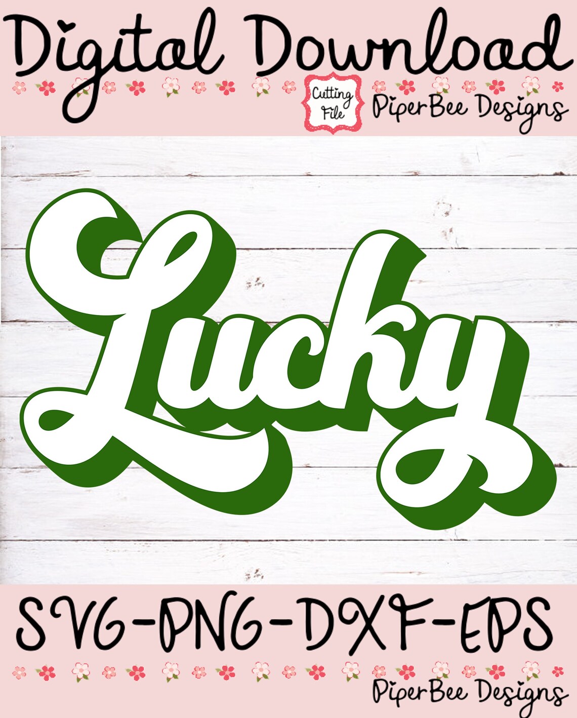 Lucky SVG Retro Lucky SVG St. Patricks Day SVG St. | Etsy
