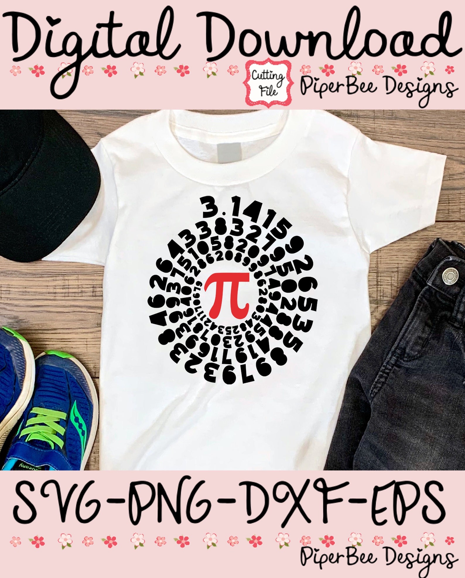 Pi SVG Pi Day SVG 3.14159 SVG for Shirts 100 Digits of Pi - Etsy
