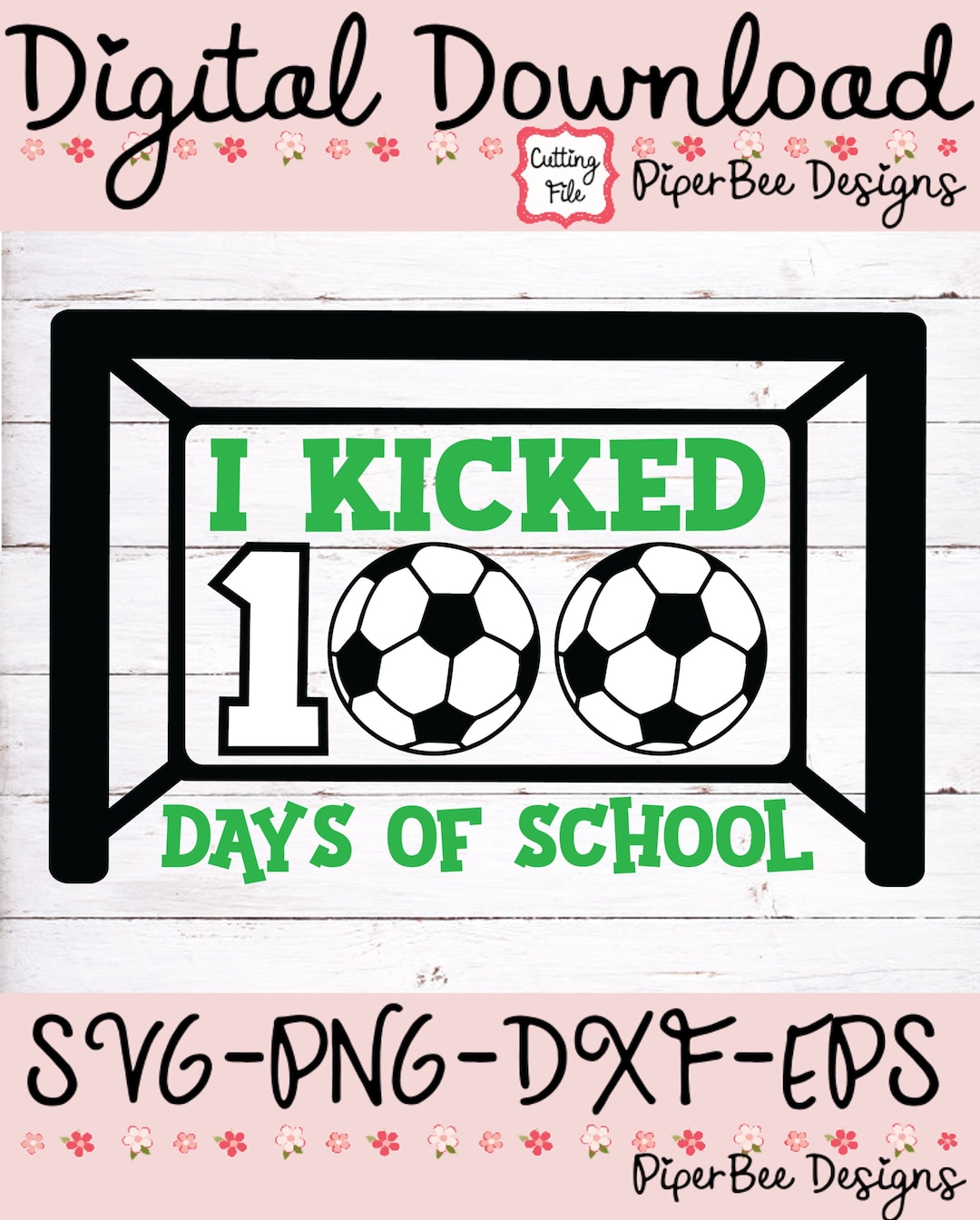 100 Days of School SVG, 100 Days SVG, 100 Days Boy SVG, 100 Days Soccer ...