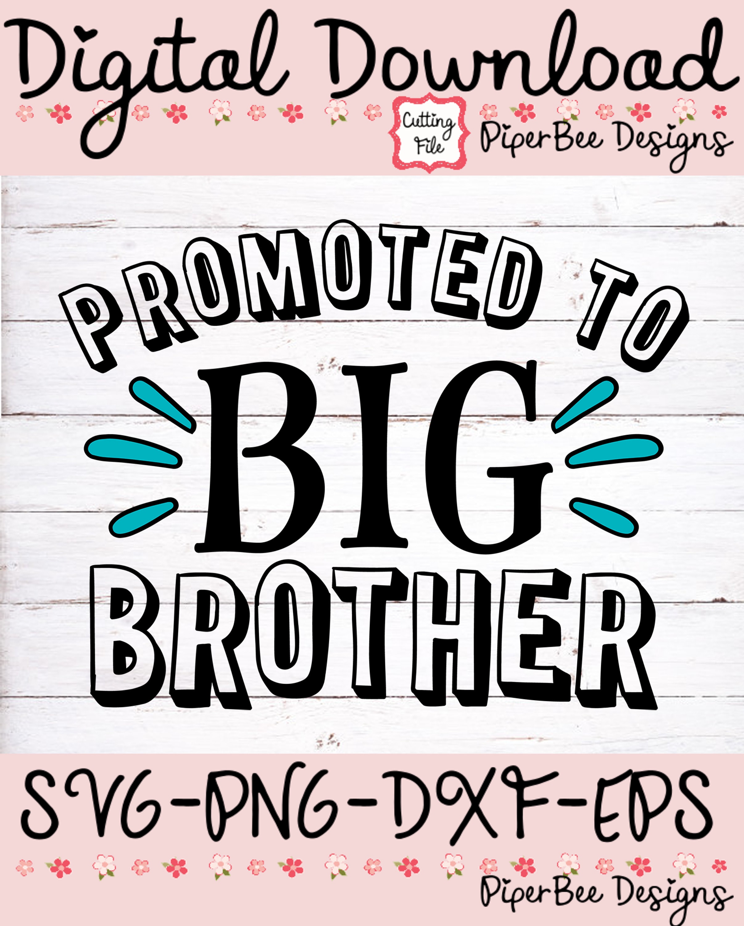 Promoted to Big Brother SVG Big Brother SVG Big Brother Cut | Etsy