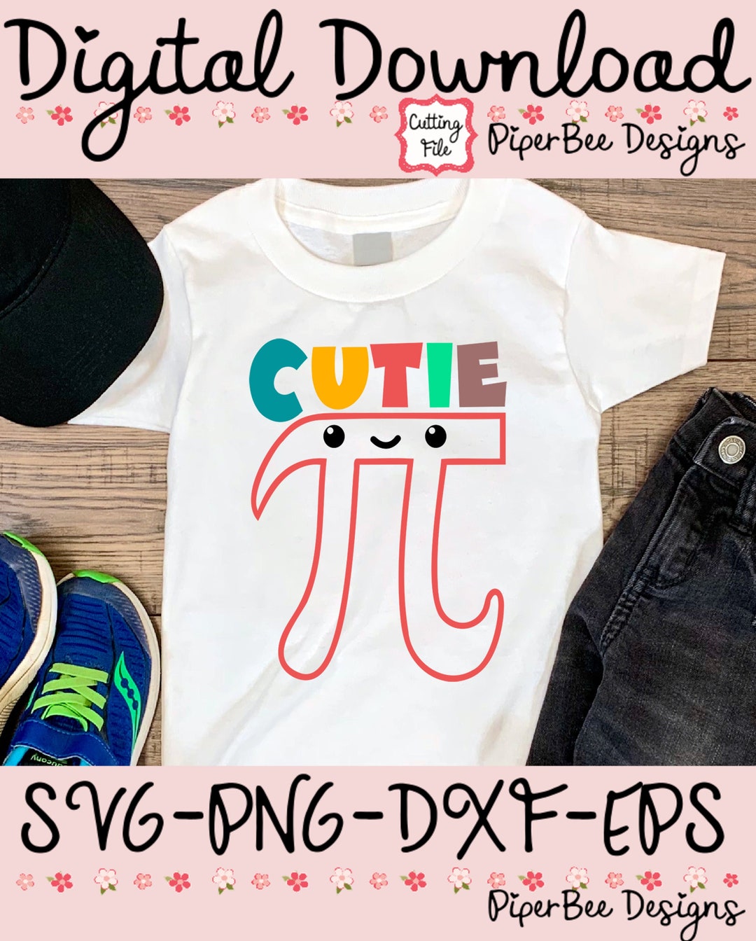 Cutie Pi SVG, Pi Day SVG, Cute Pi Day SVG for Shirt, Kids Pi Day Svg ...