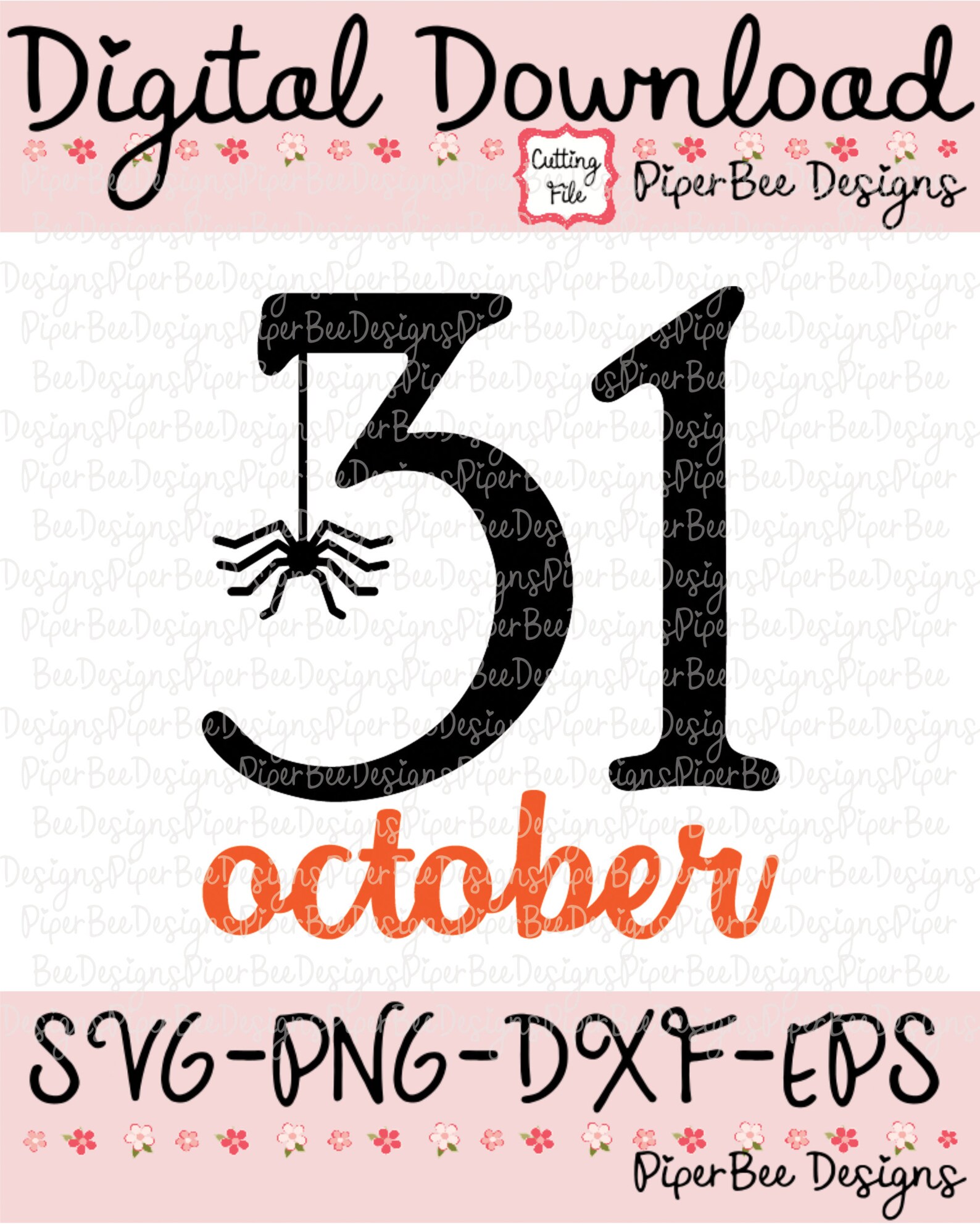 Halloween SVG October 31 Svg October 31st Svg Spider Svg - Etsy