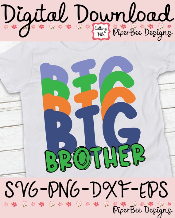 Big Brother SVG Big Brother Cut File Big Brother Design | Etsy