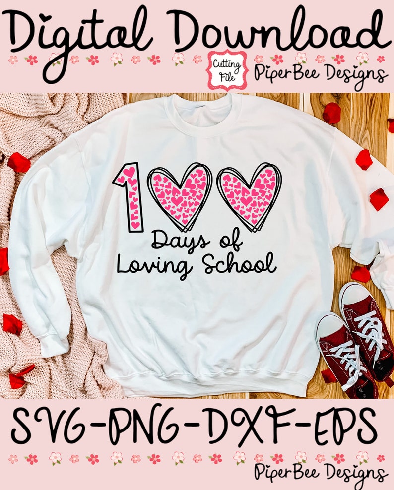 100 Days of School SVG Bundle 100 Days of School SVG 100th - Etsy