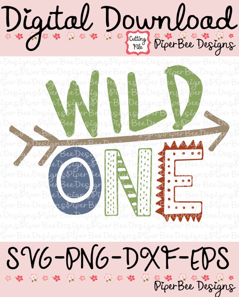 Wild One SVG First Birthday SVG One Birthday SVG Wild One | Etsy