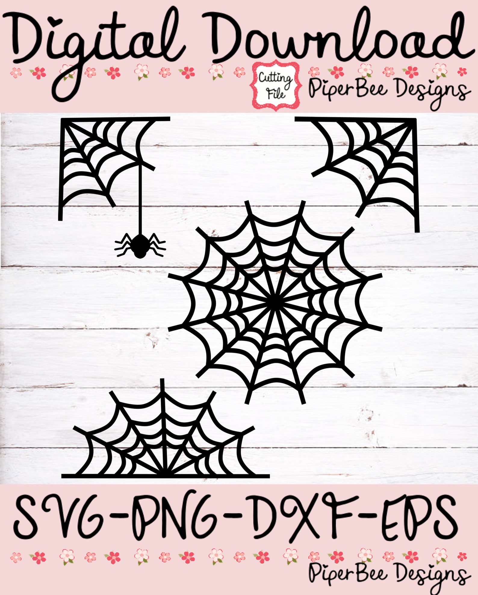Halloween Spider Webs SVG Spider Web SVG Spider Svg | Etsy