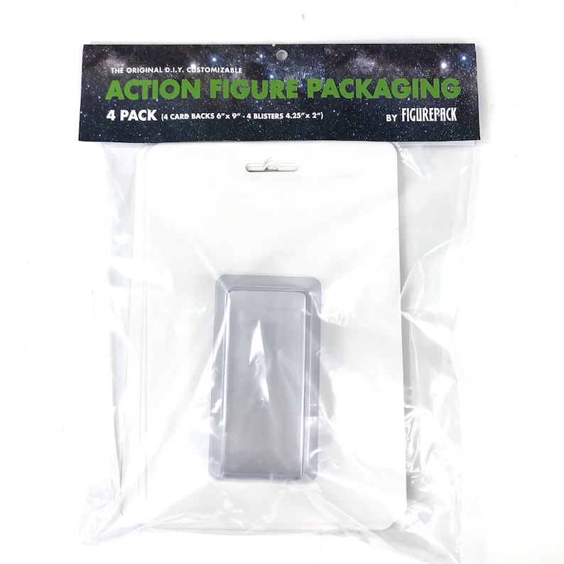 DIY Action Figure Packaging - Blank 6" X 9" Card Backs and Blister ...