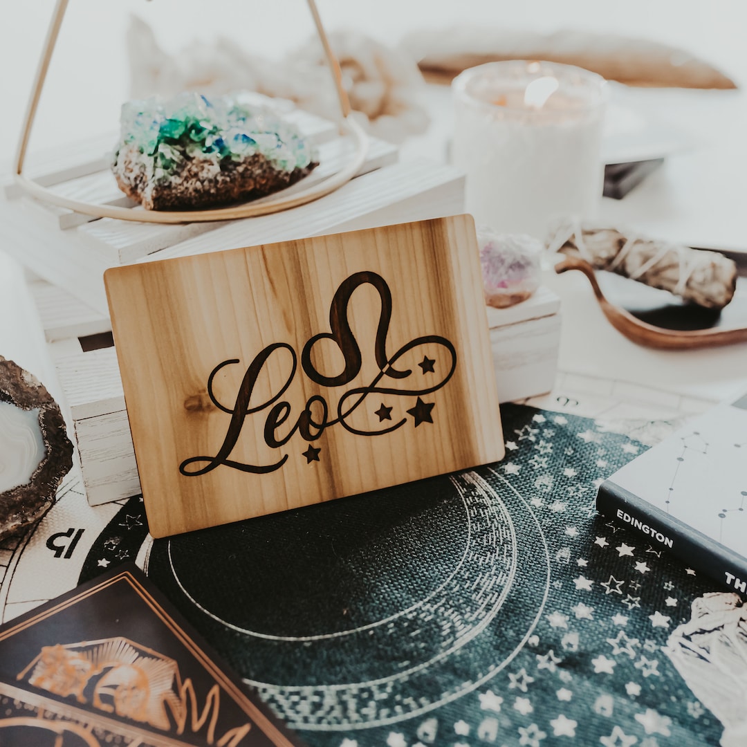 Leo Card, Birthday Card, Astrology Card, Zodiac Card, Leo Birthday Card ...