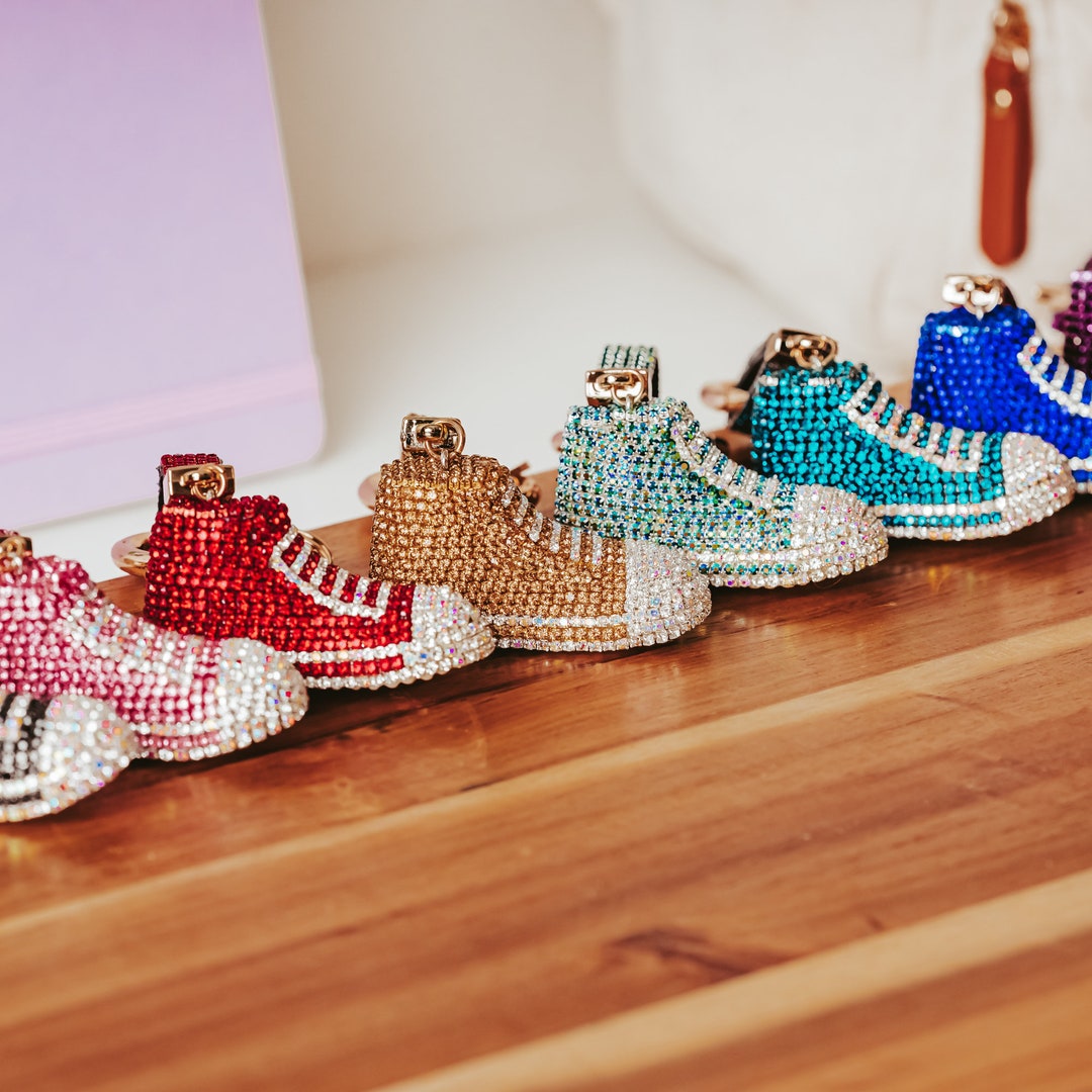 Sneaker Keychain, Shoe Keychain, Converse Keychain, High Top Sneakers ...
