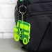 School Bus Rider Backpack Tag. First Day of School Keychain. First Day ...