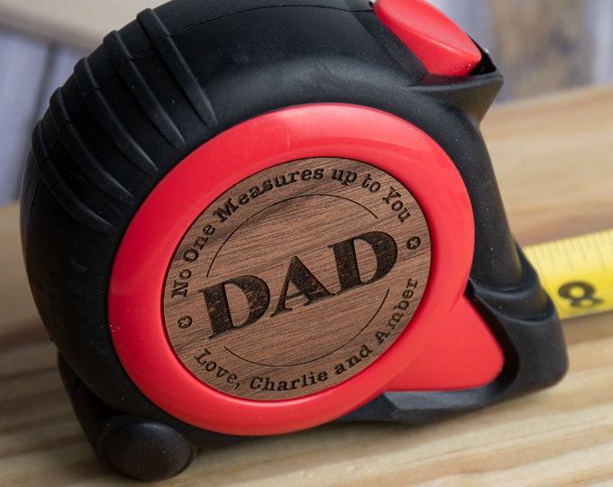 Personalized Tape Measure for Dad, No One Measures up to You Dad ...