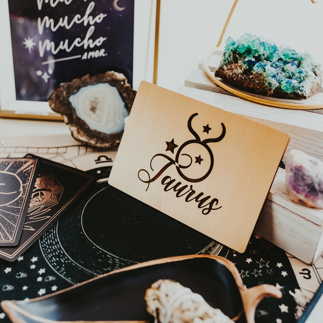 Taurus Card, Birthday Card, Taurus Birthday Gift, Zodiac Card ...