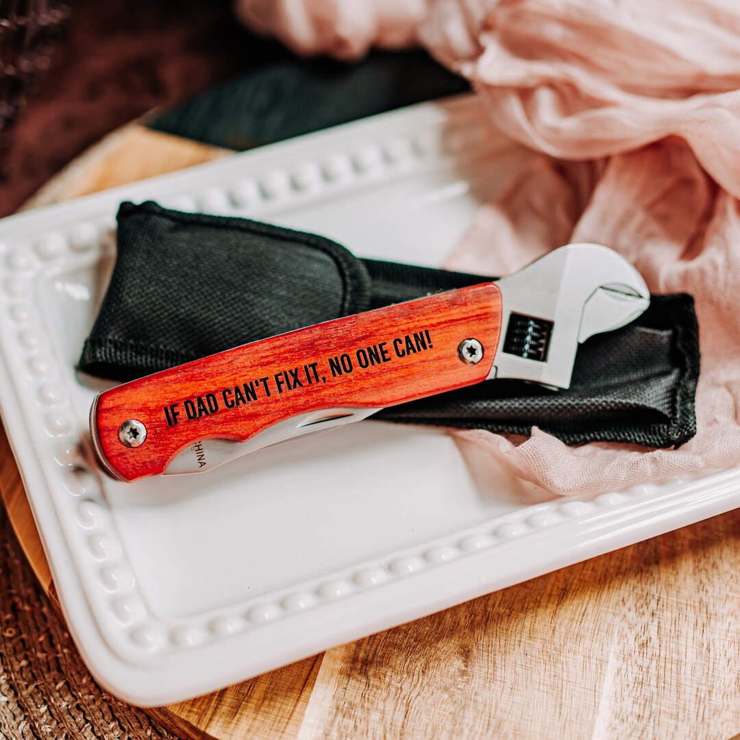 Engraved Wrench Multi Tool for Dad, Personalized Tools for Him ...