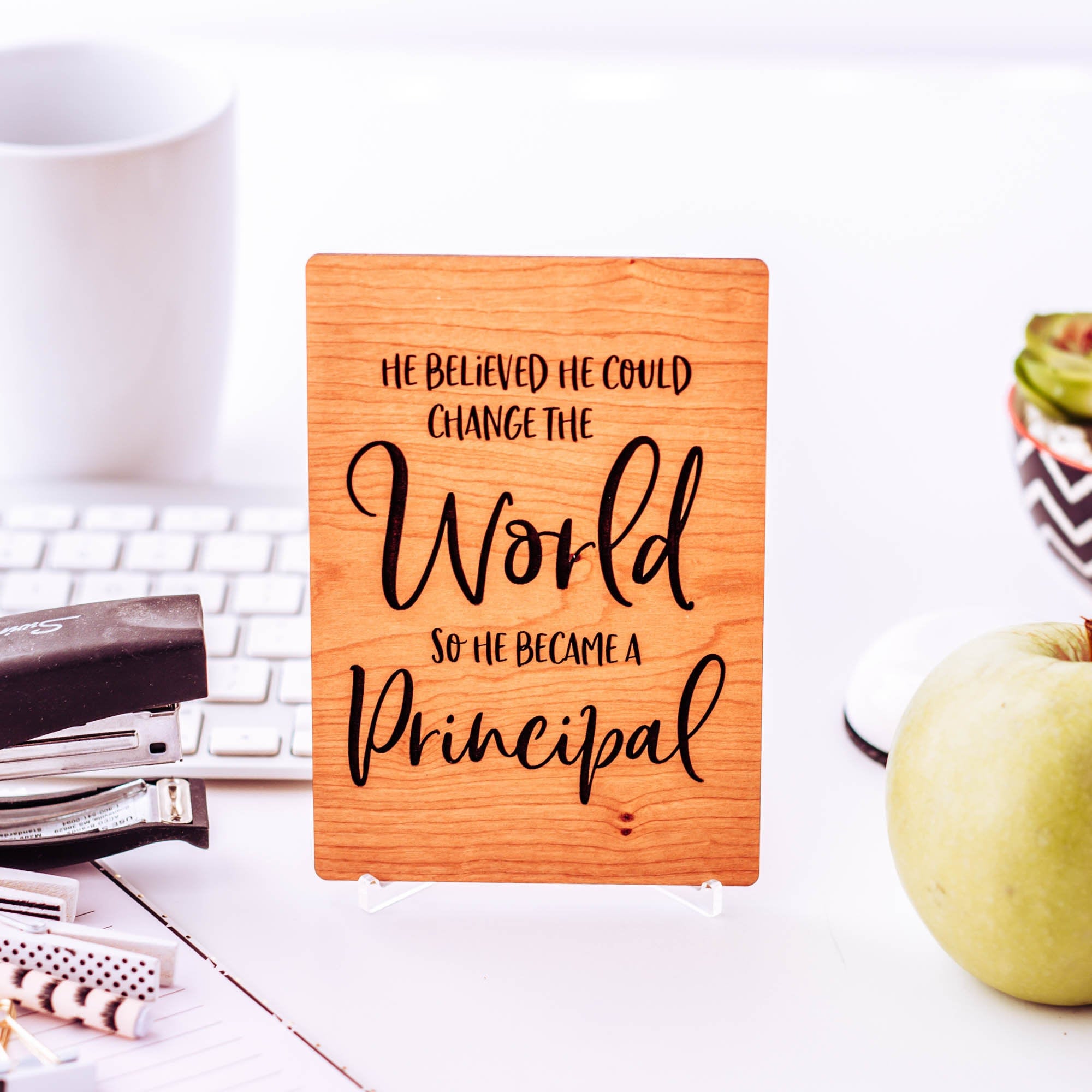 Principal Gift Teacher Appreciation Week Wood Card Etsy principal-gift-teacher-appreciation-week-wood-card-etsy