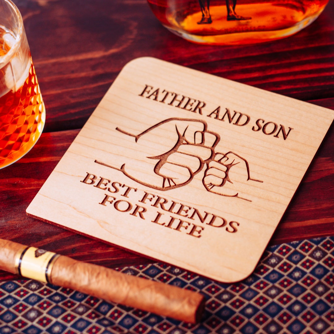 Father and Son Gifts, Fathers Day Gift From Son, Fathers Day Card, Wood ...