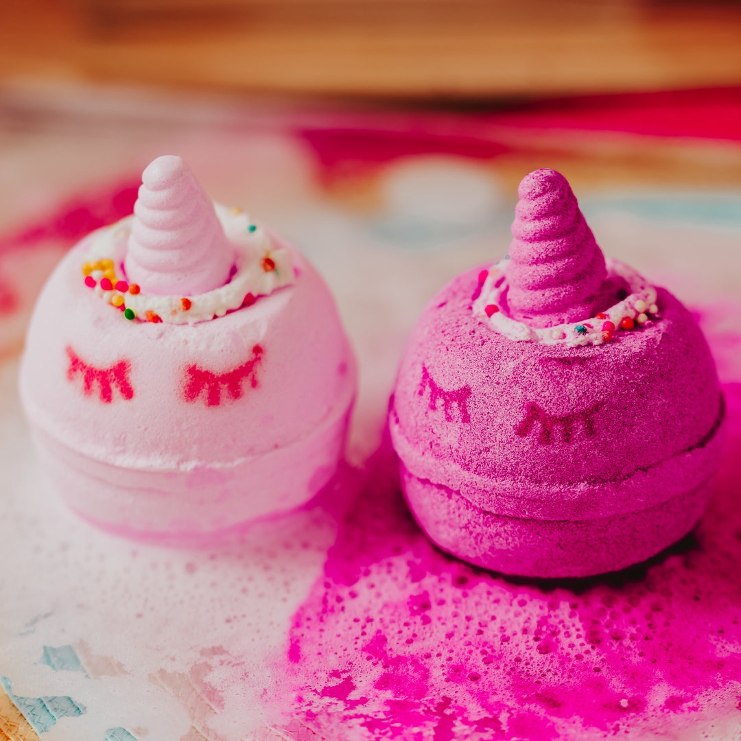 Unicorn Bath Bombs Set, Pink Bath Bombs for Girls, Cute Bath Bombs ...
