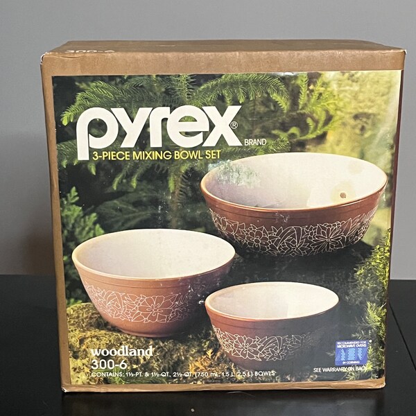 Pyrex 3 Piece Set - Etsy