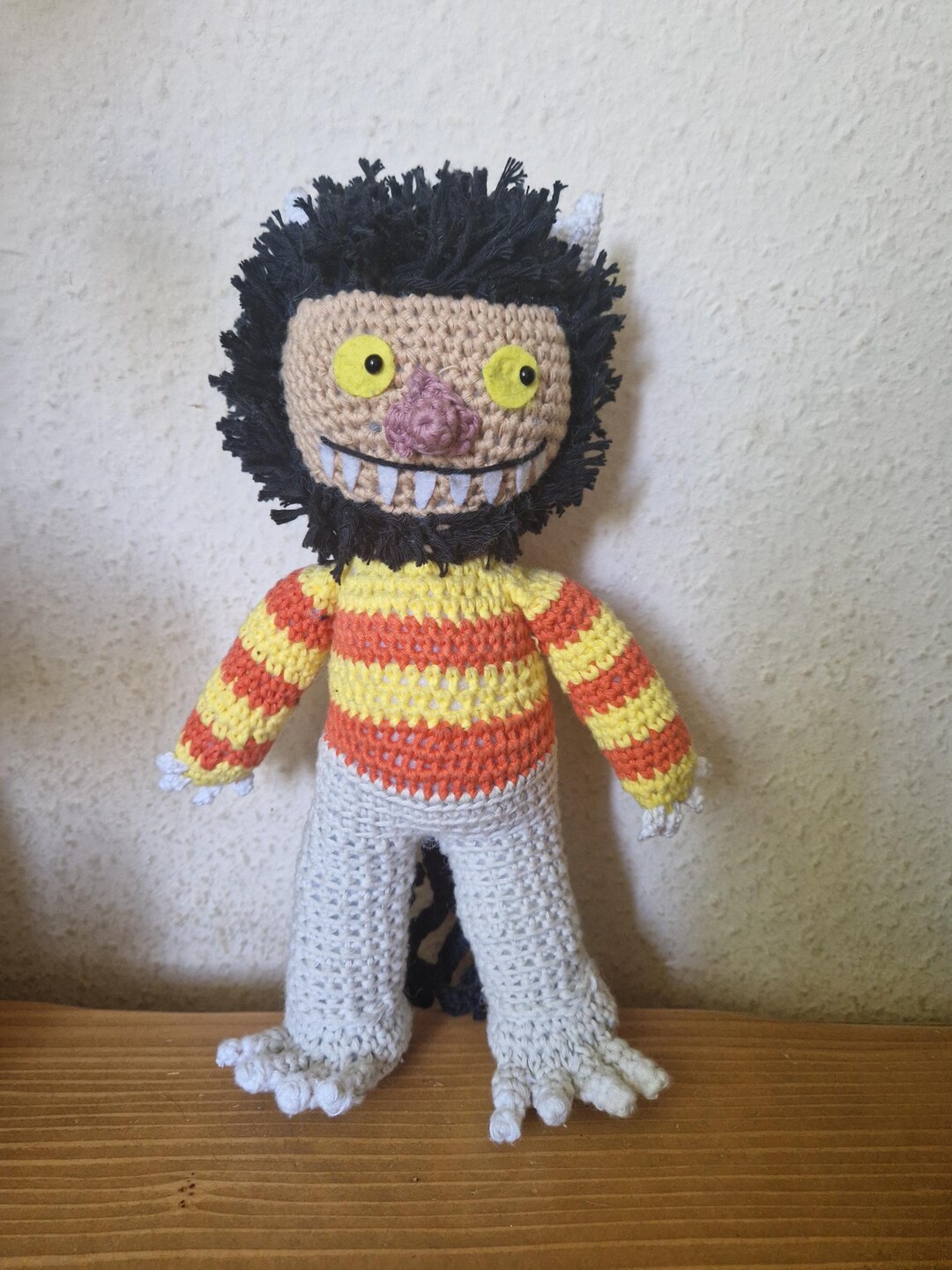Where the Wild Things Are, Crocheted, Wild Guy, Crochet Figure, Monster ...