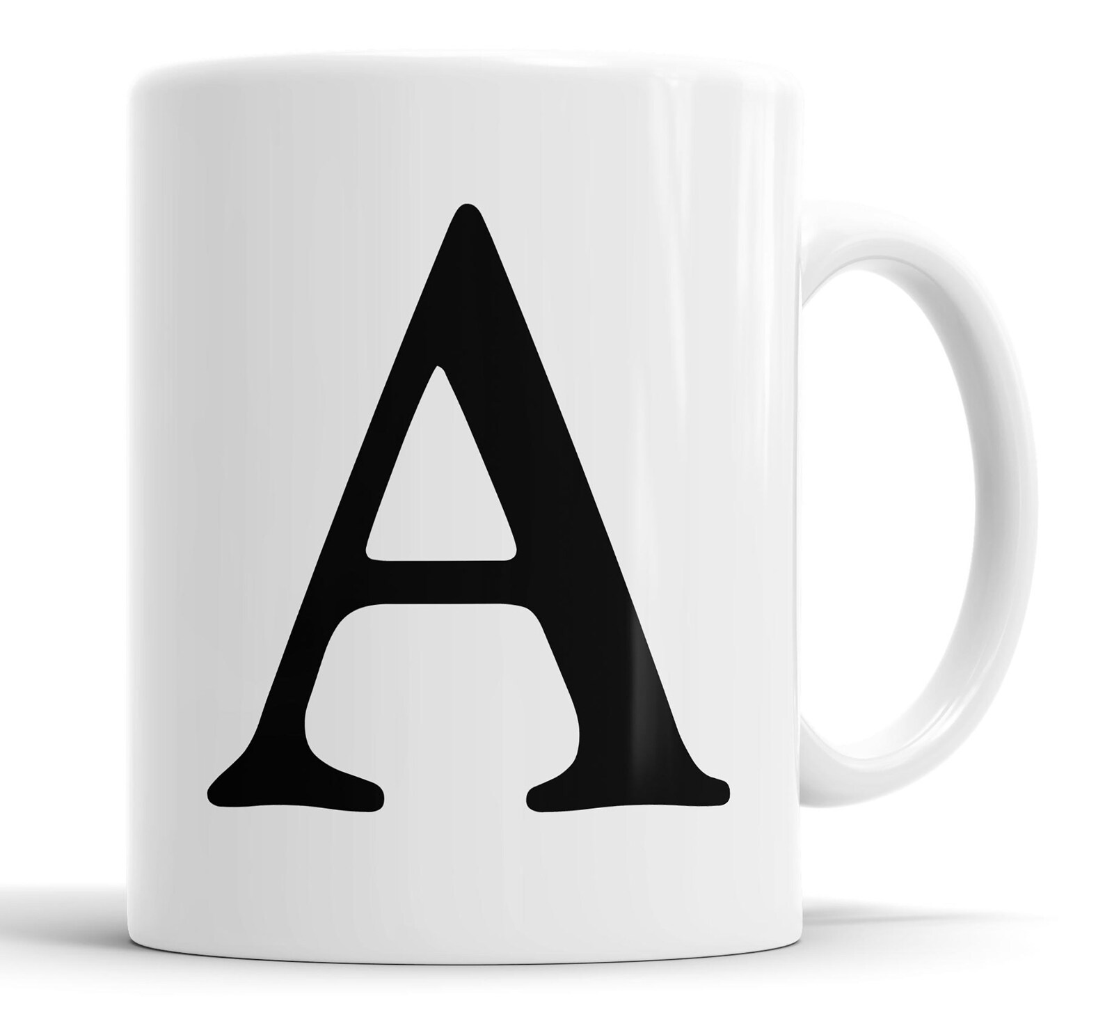 Alphabet Mug Letter Mugs Initial Coffee Cup Birthday Fathers | Etsy