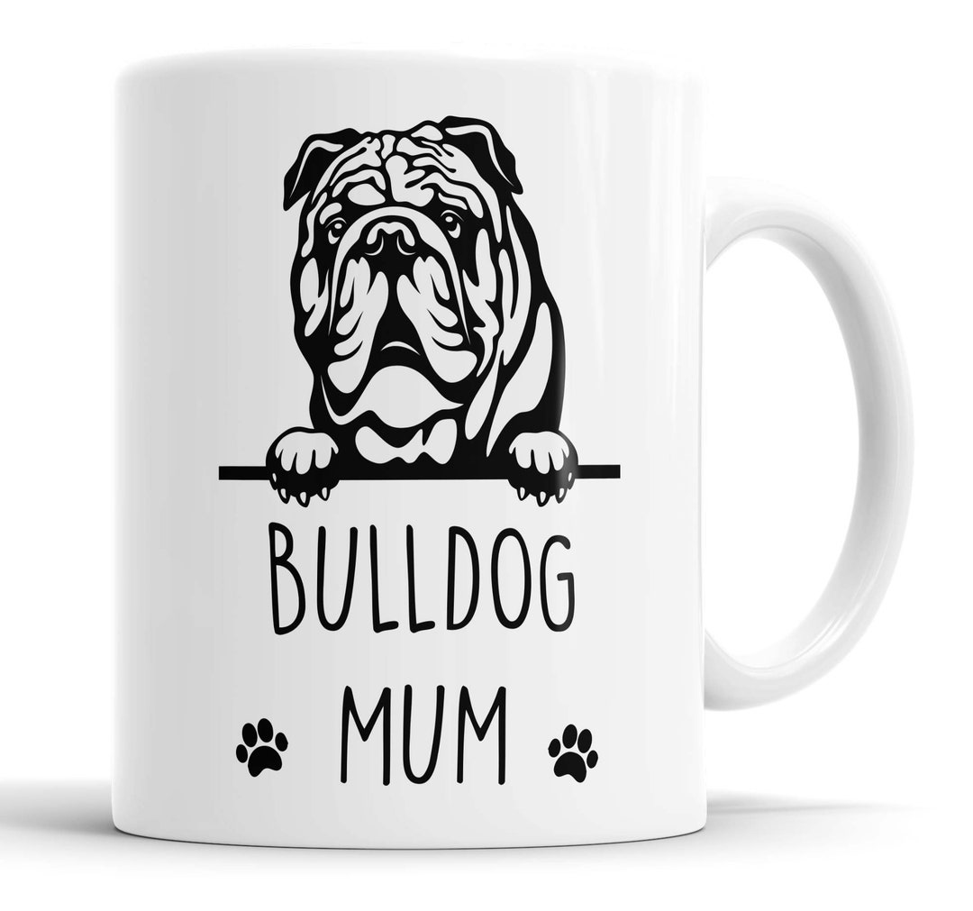 Bulldog Mum Mug, Bulldog Mum Gift - Etsy.de