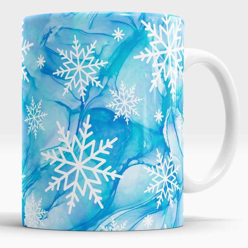 Snowflake Mug - Etsy