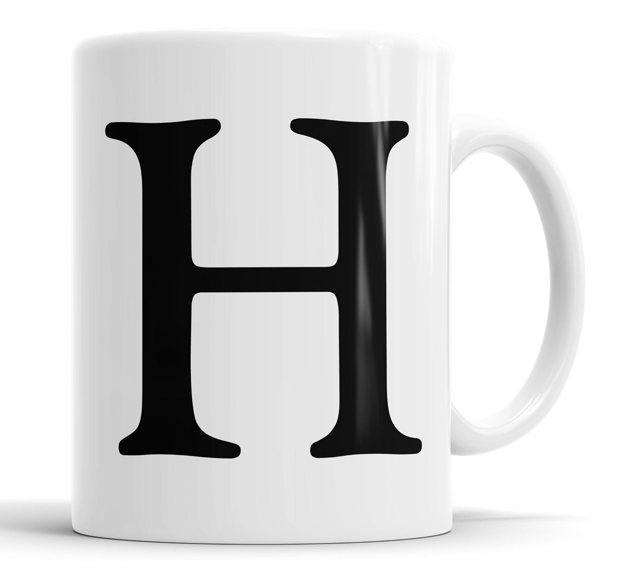 Alphabet Mug Letter Mugs Initial Coffee Cup Birthday Fathers - Etsy