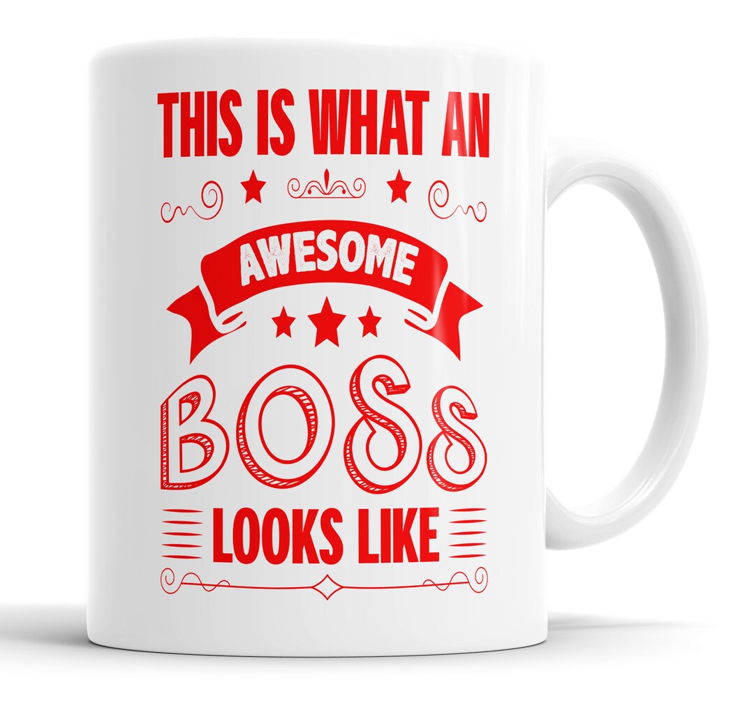 This is What an Awesome Boss Looks Like Mug - Etsy