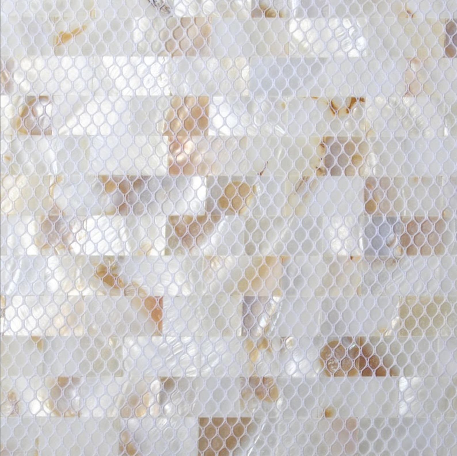 Handmade Serene Groutless Brick Mother of Pearl Mosaic Tile - Etsy
