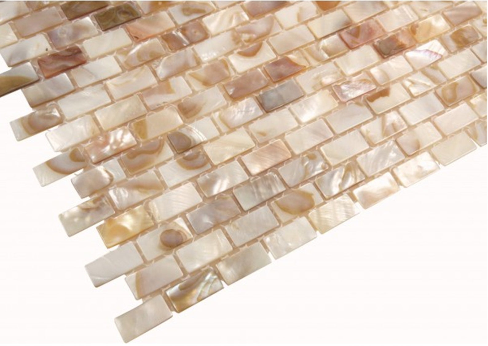 Iridescent Subway Mother of Pearl Mosaic Tile for Bathroom Kitchen ...
