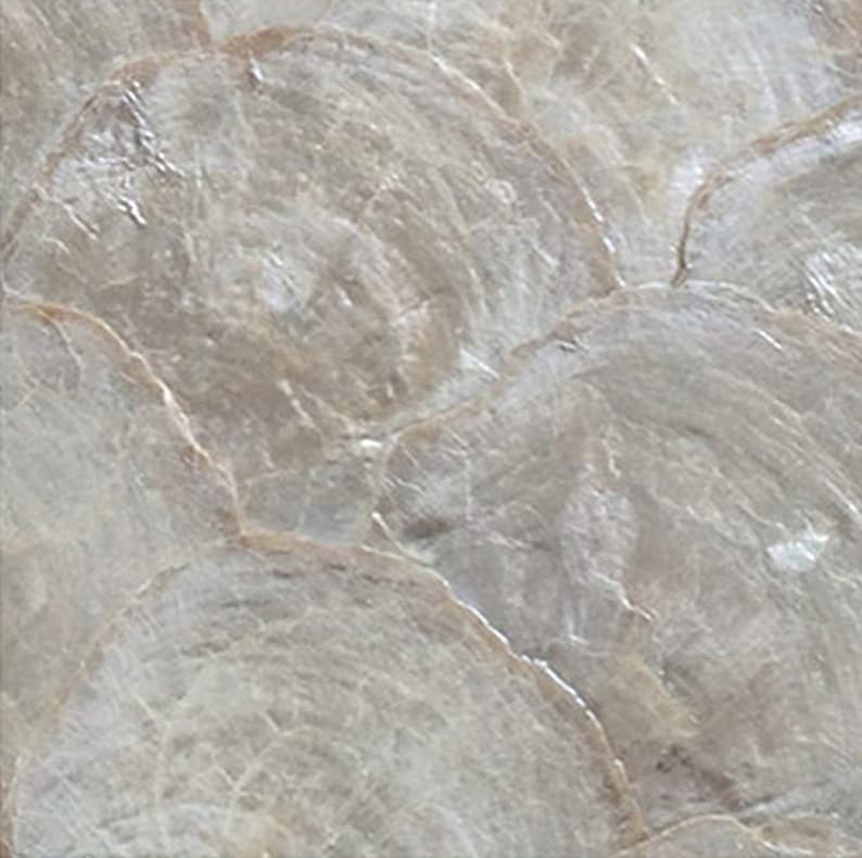 Handmade Silver Epoxy Mother of Pearl Capiz Mosaic Tile for - Etsy UK