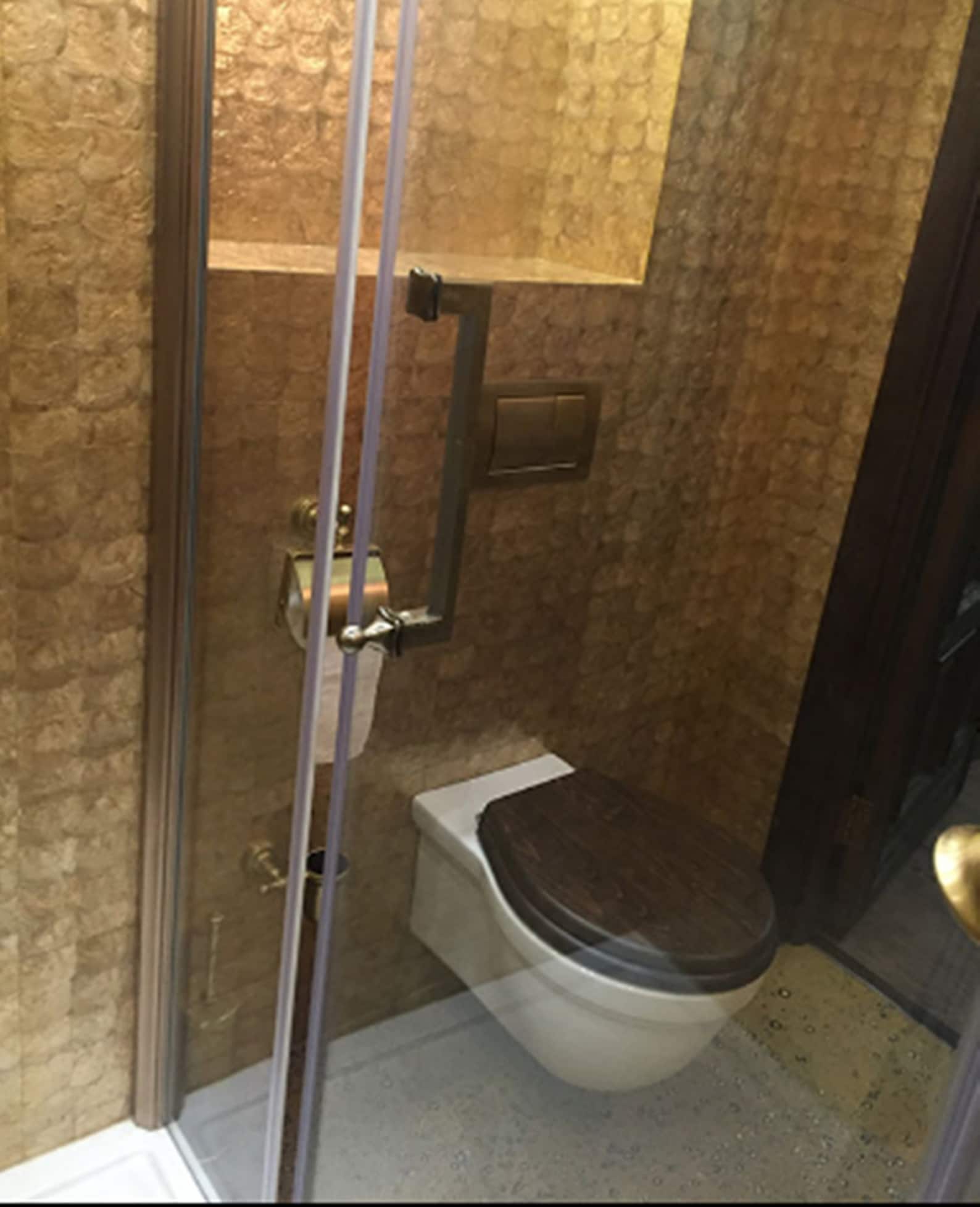 Handmade Epoxy Golden Mother of Pearl Capiz Tile for Bathroom,kitchen ...