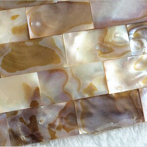 Handmade Groutless Brick Mother of Pearl Mosaic Tile for Bathroom Tile ...