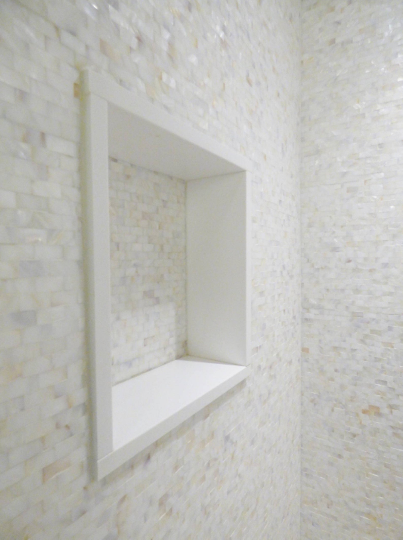 Handmade Serene Groutless Brick Mother of Pearl Mosaic Tile - Etsy