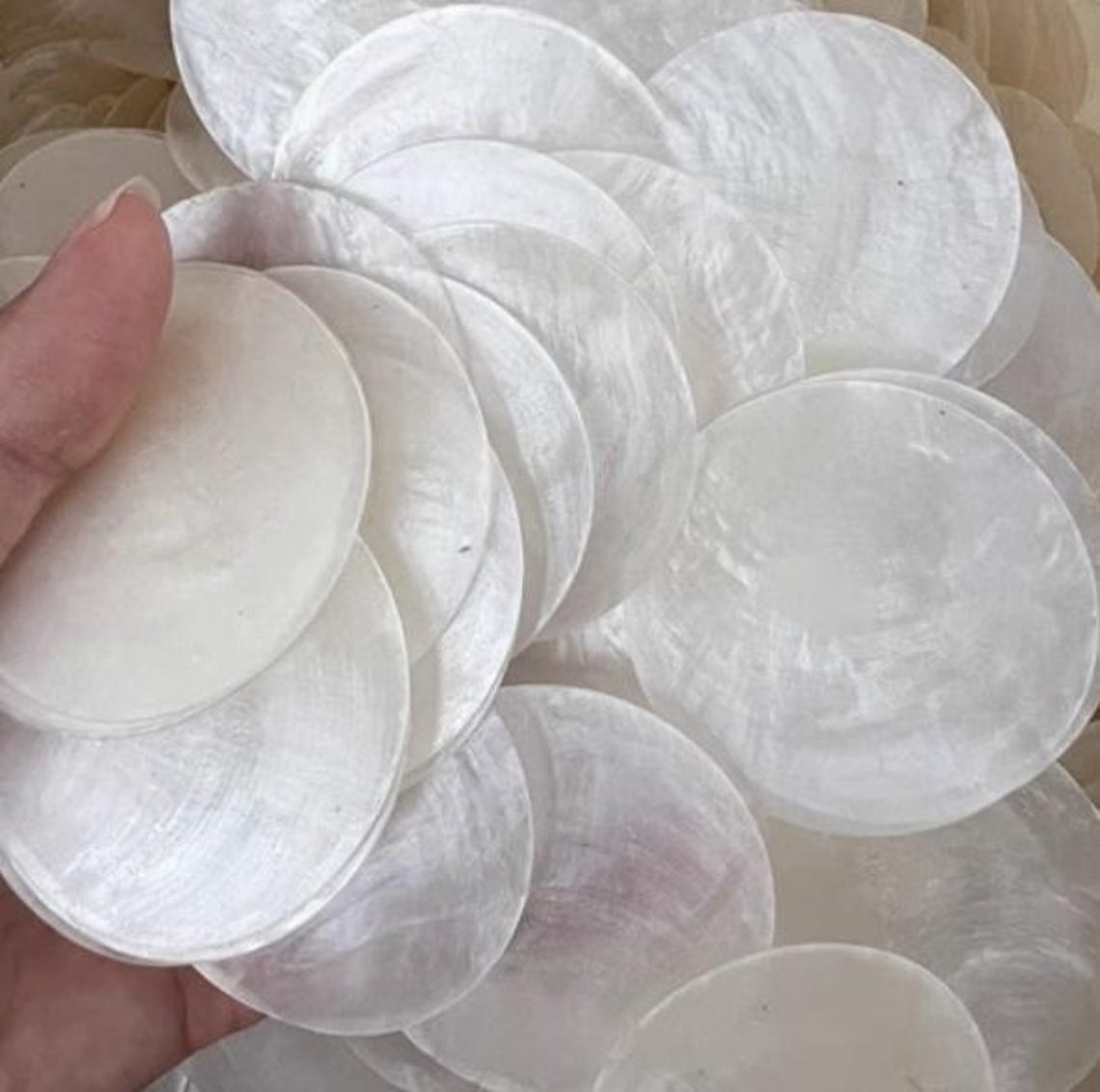 Handmade Round Capiz Shell for Capiz Shell Chandelier Wedding Home ...