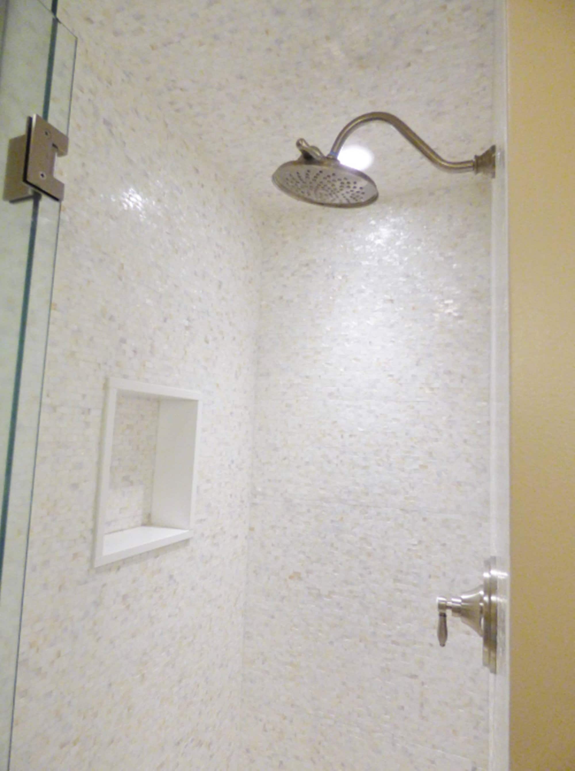 Handmade Serene Groutless Brick Mother of Pearl Mosaic Tile - Etsy